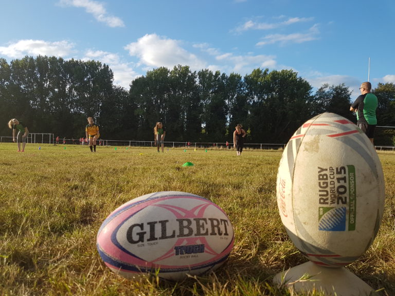 VIDEO: Girling Ladies touch rugby team in Cwmbran welcome new players.
