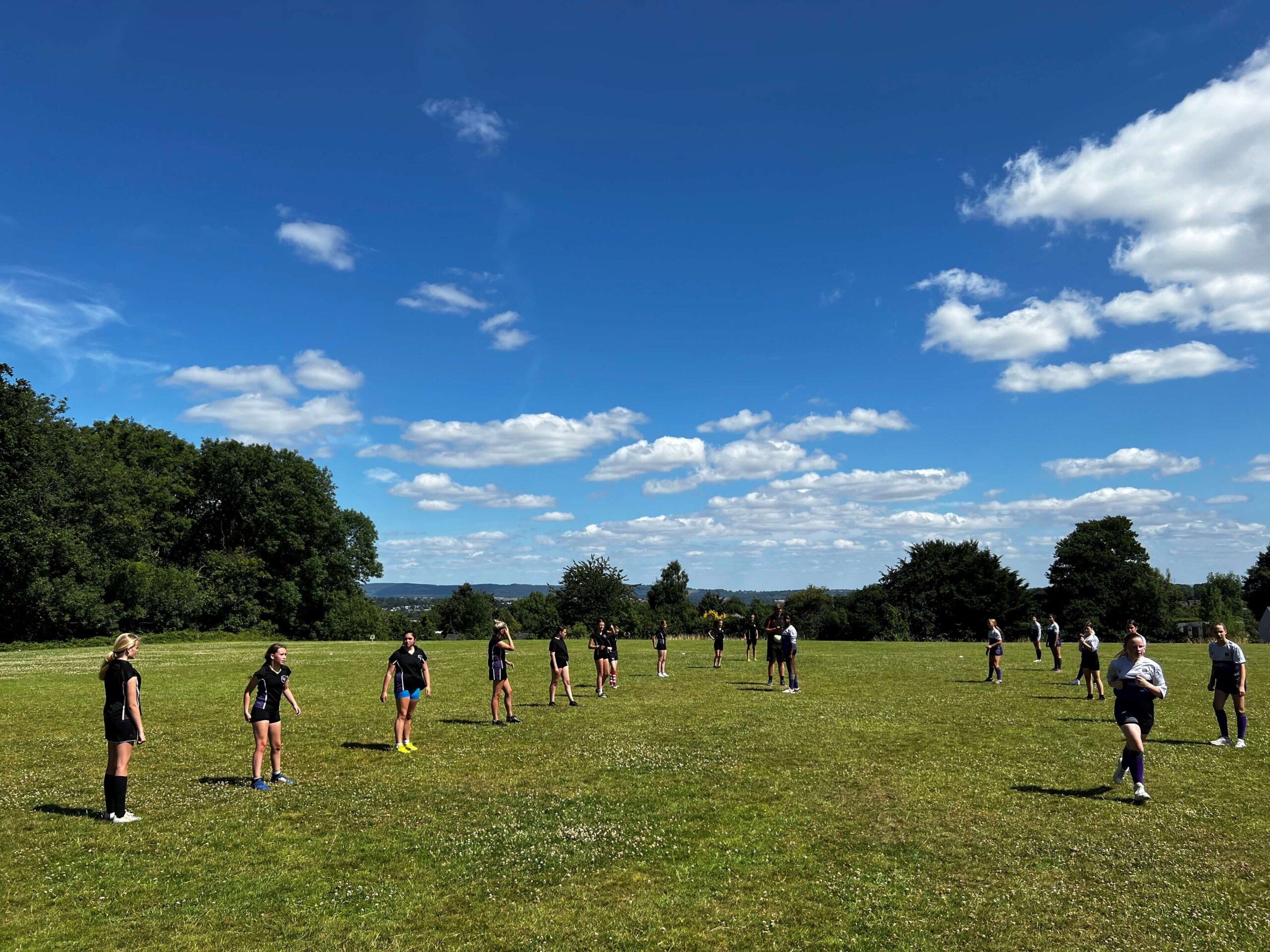 Meet Cwmbran High School's first girls' rugby team