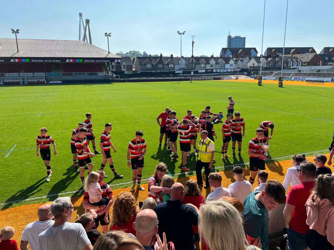 Three Torfaen junior rugby teams win at the Dragons Cup finals day at ...
