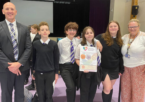 Cwmbran school awarded for community work by pupils and staff - Cwmbranlife