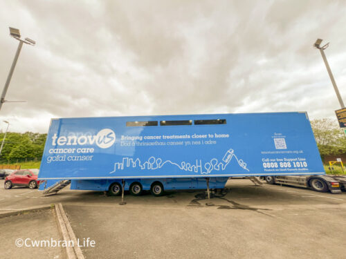 WATCH: Inside the Tenovus Cancer Care truck at Cwmbran Stadium ...